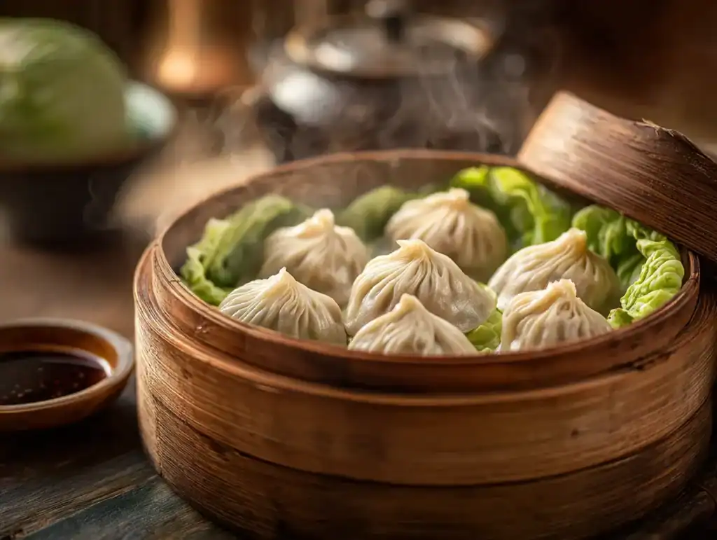 Vegan Soup Dumplings (Xiao Long Bao): Juicy & Steamed