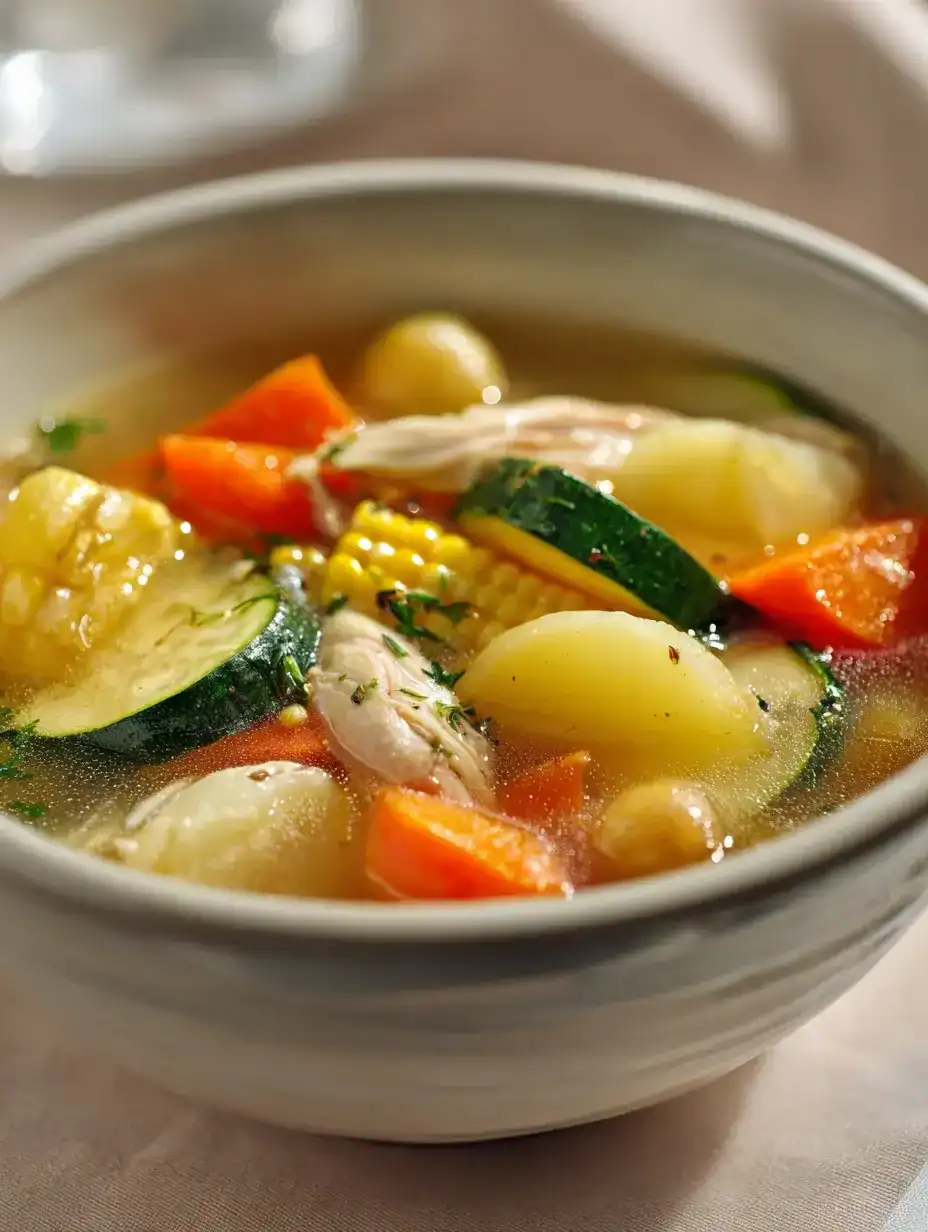Comforting Caldo de Pollo Soup (Mexican Chicken Soup)