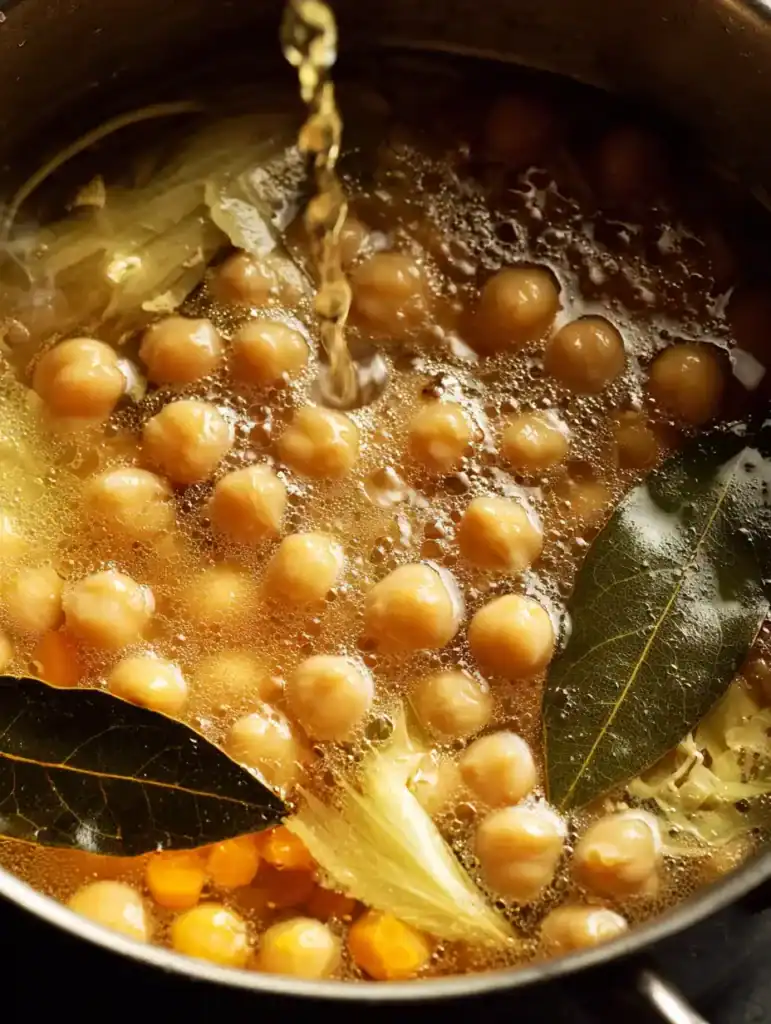 Delicous Chickpea Noodle Soup Recipe