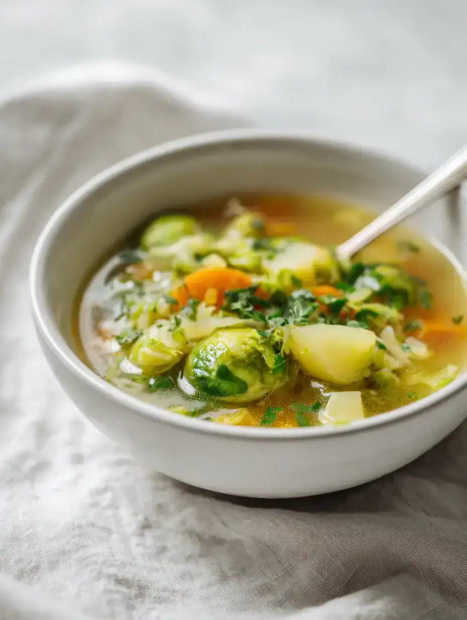 Balanced Brussel Sprouts Soup Recipe (No Bitter Taste)