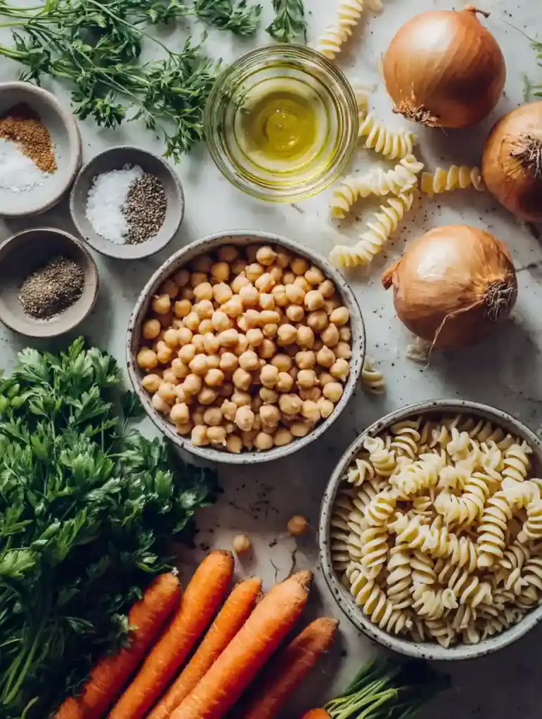 Delicous Chickpea Noodle Soup Recipe