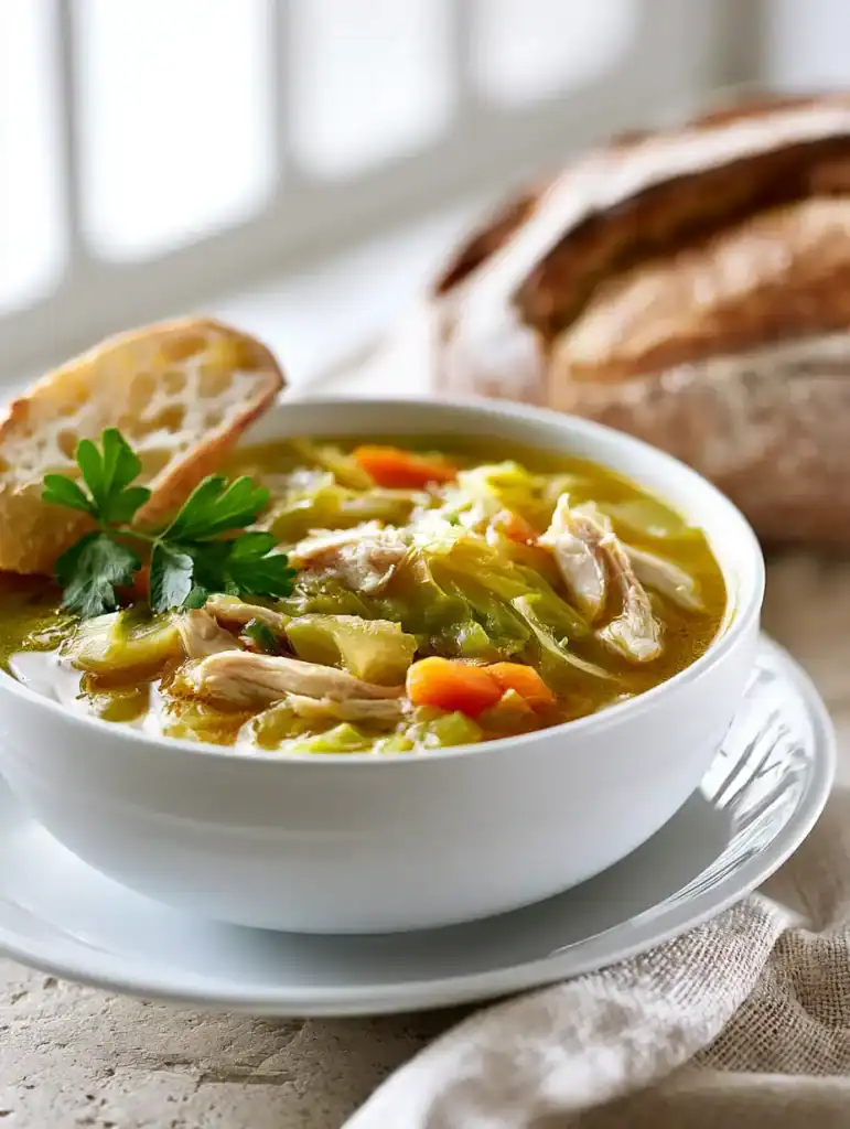 Old-Fashioned Chicken Cabbage Soup Recipe in 45 Minutes